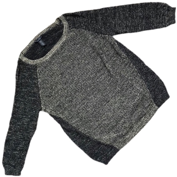 Kenneth Cole | Sweaters | Kenneth Cole Black Gold Shimmer Knit Scoop ...